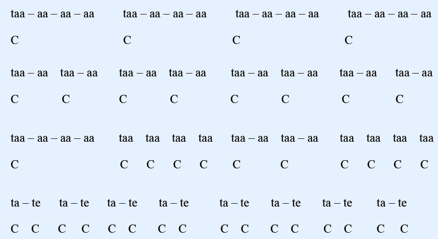 Playing notes B A G C and D on a descant recorder – Opiq